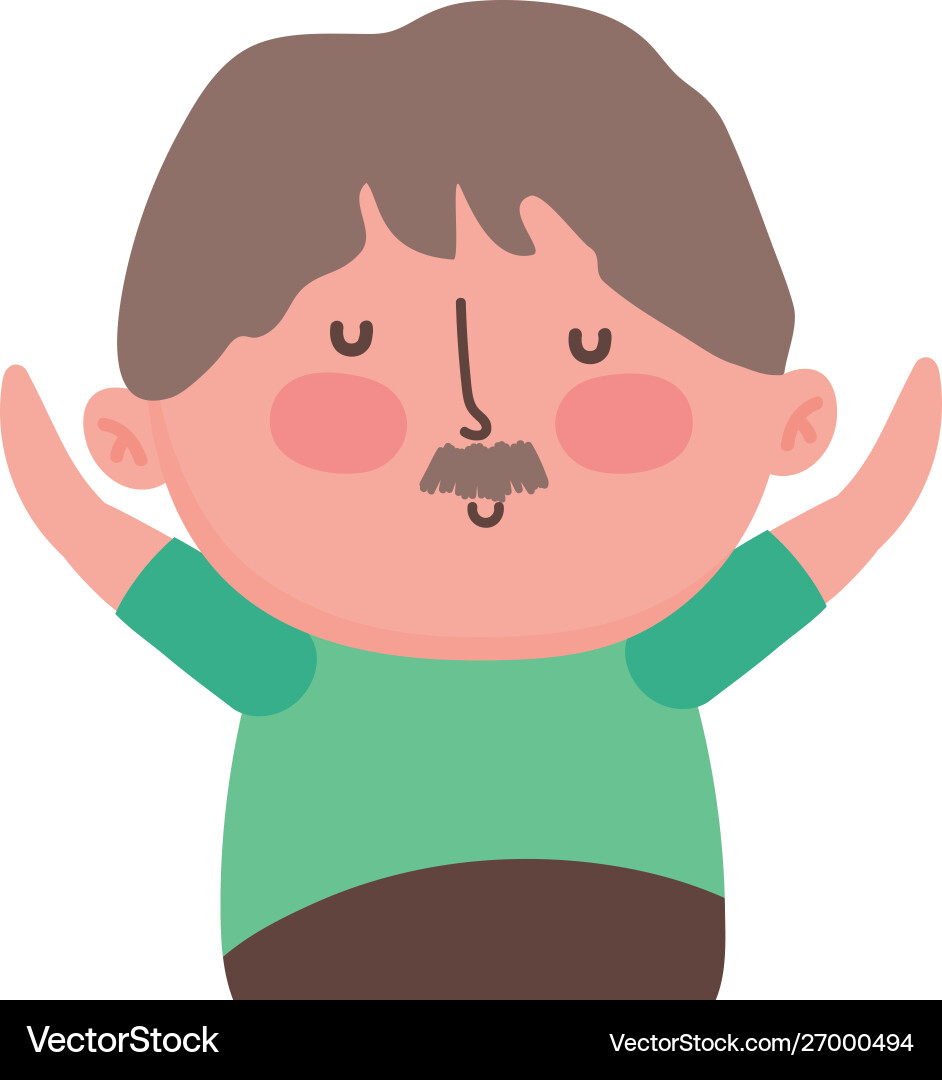 Grandfather cartoon design Royalty Free Vector Image