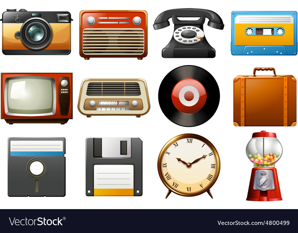 Objects Royalty Free Vector Image - VectorStock