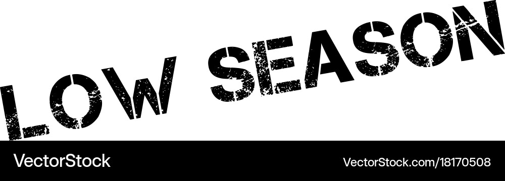Low season rubber stamp Royalty Free Vector Image