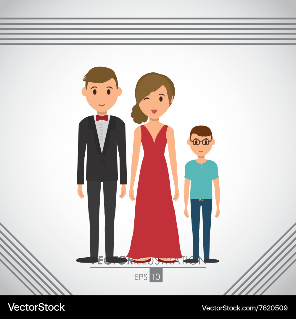 Family icon design Royalty Free Vector Image - VectorStock