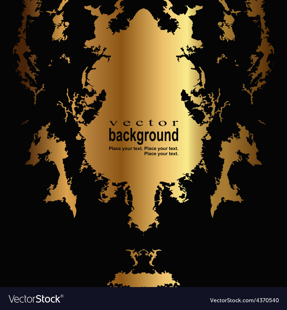 Golden pattern Royalty Free Vector Image - VectorStock