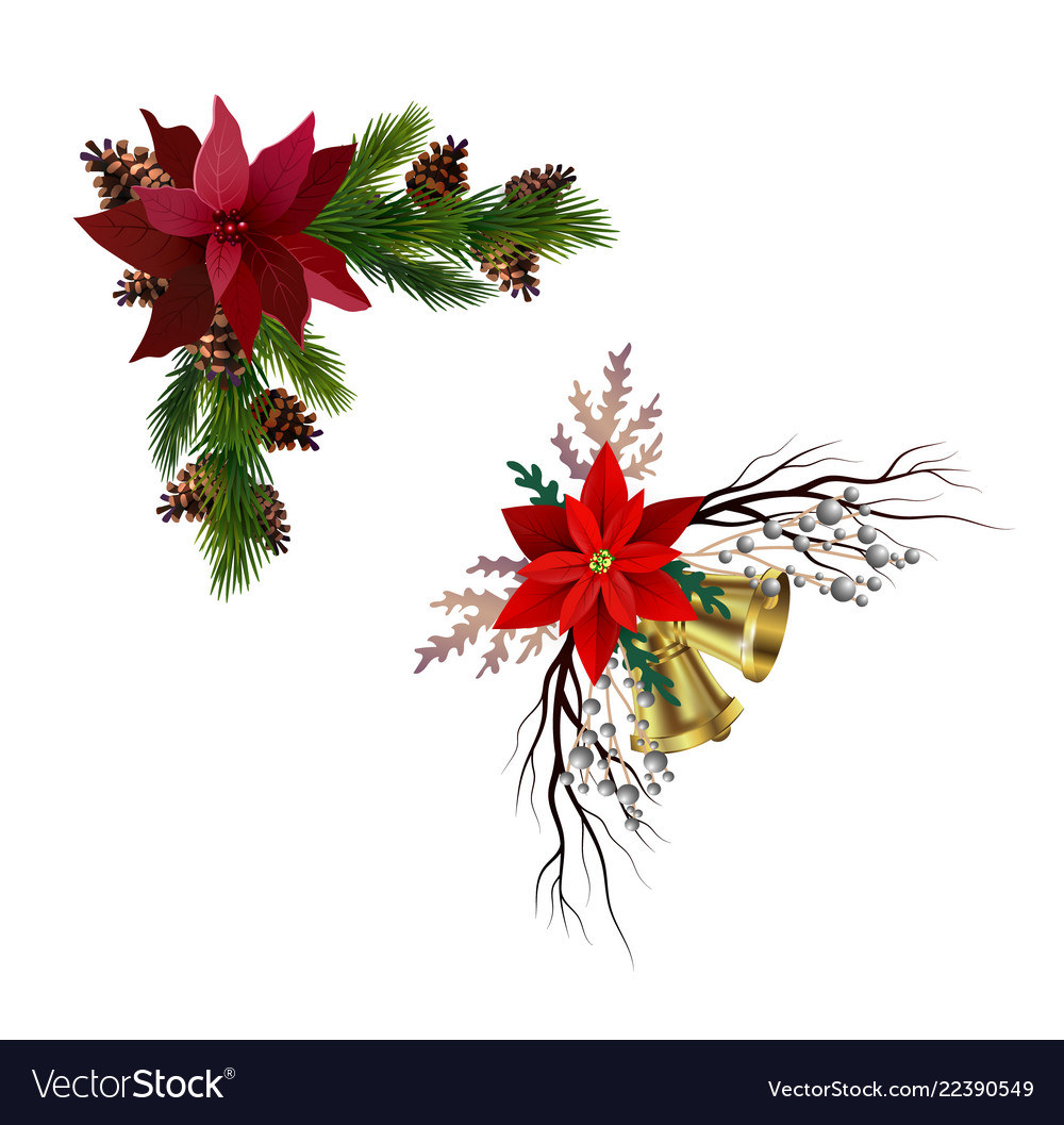 Christmas elements for your designs Royalty Free Vector