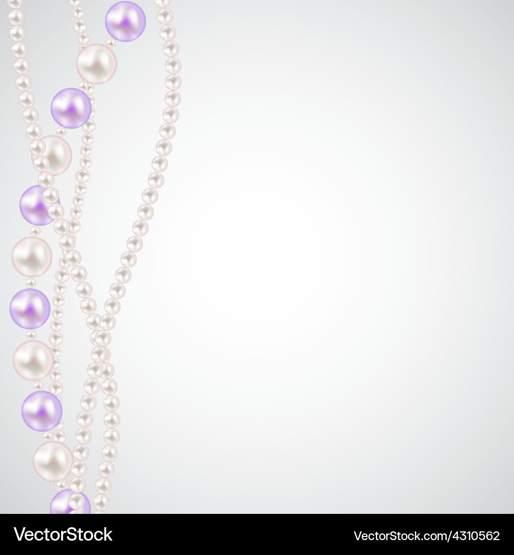 Pearl Background Royalty Free Vector Image - VectorStock