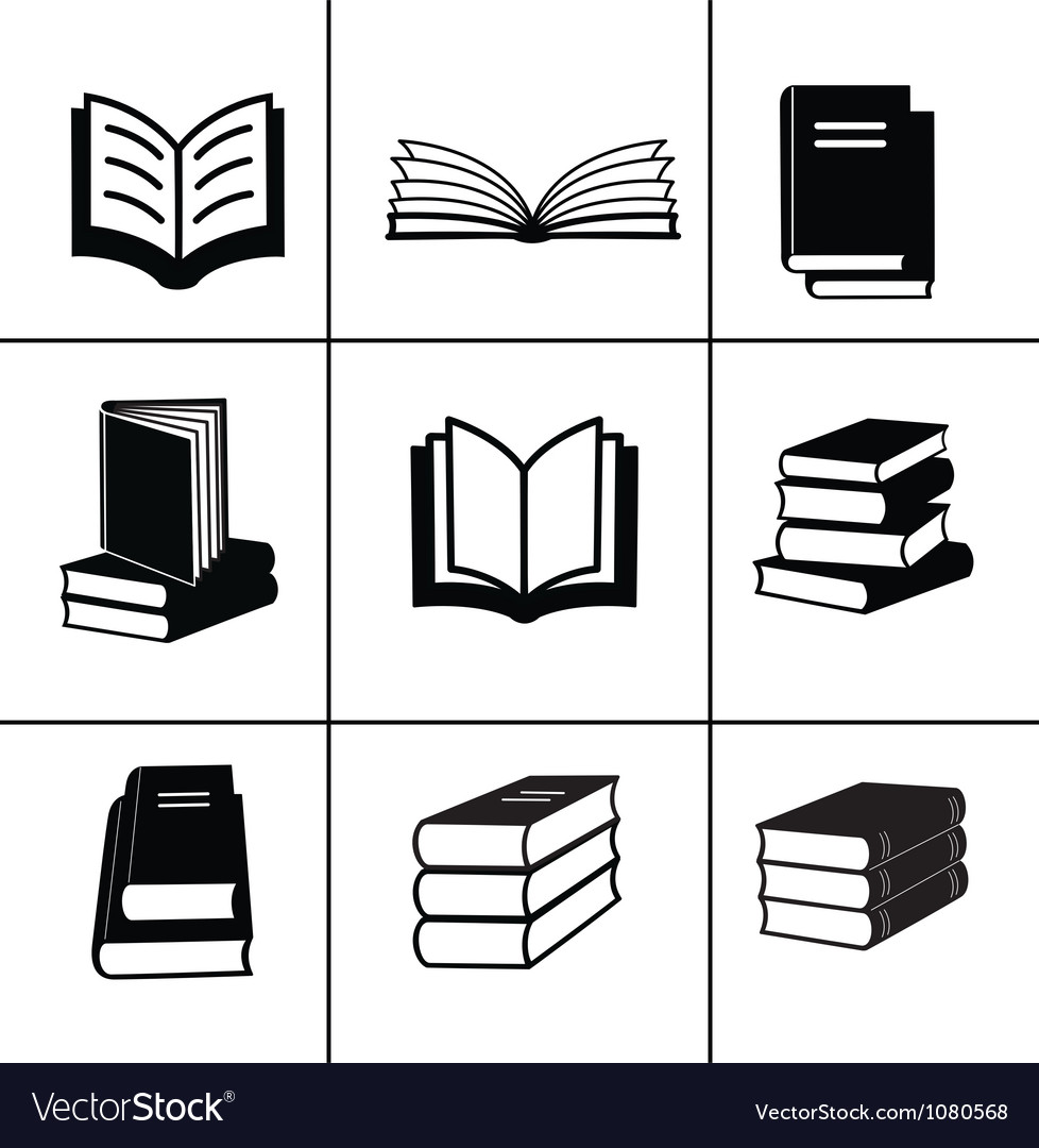 Book design elements Royalty Free Vector Image