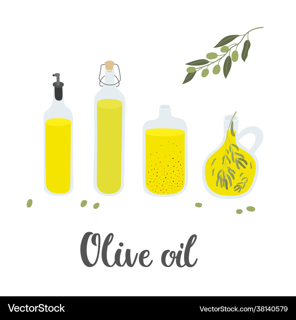 Olive oil Royalty Free Vector Image - VectorStock