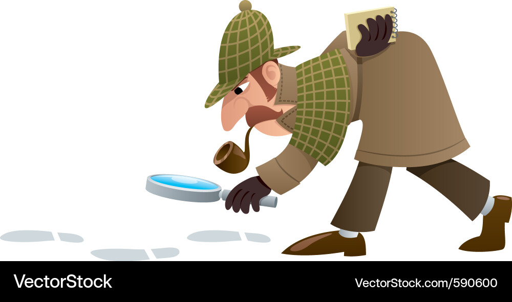 Detective Royalty Free Vector Image - VectorStock