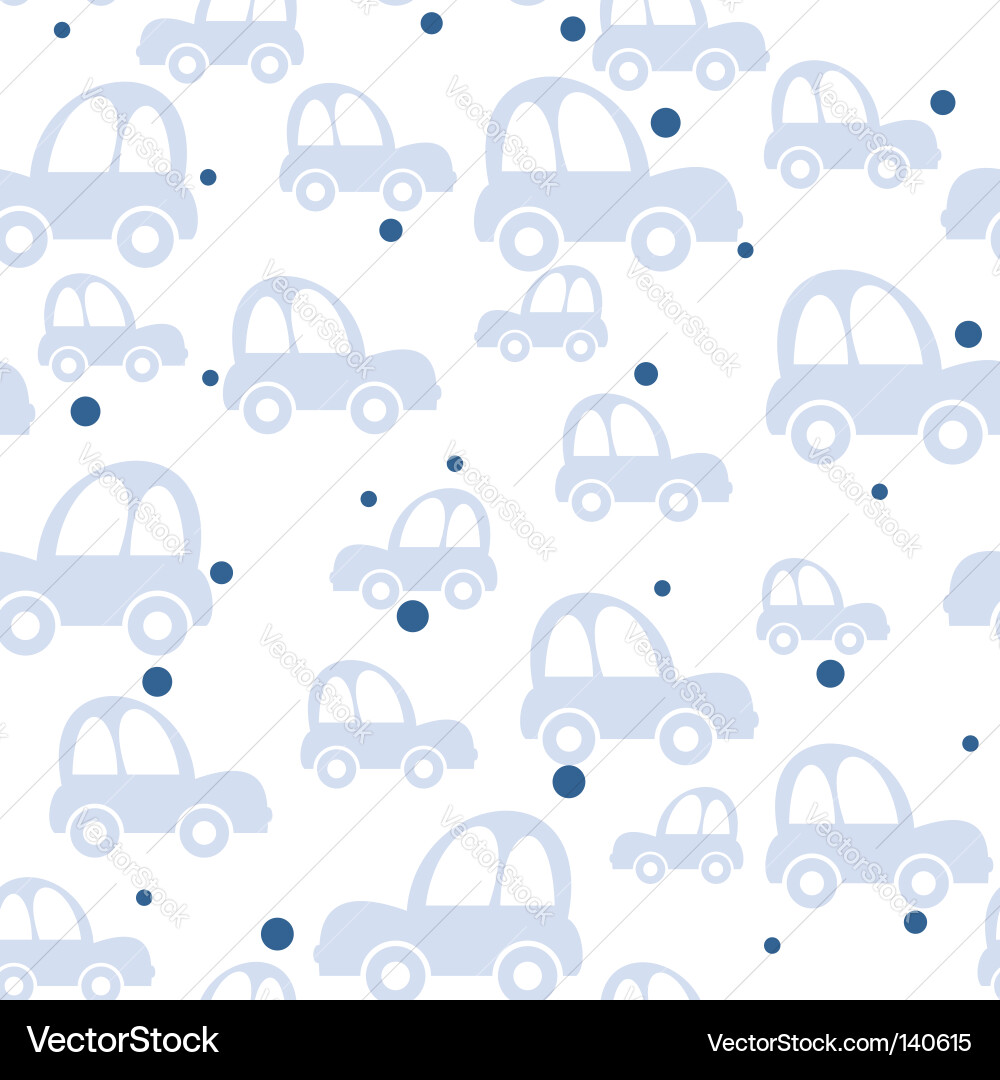 Toy car pattern Royalty Free Vector Image - VectorStock
