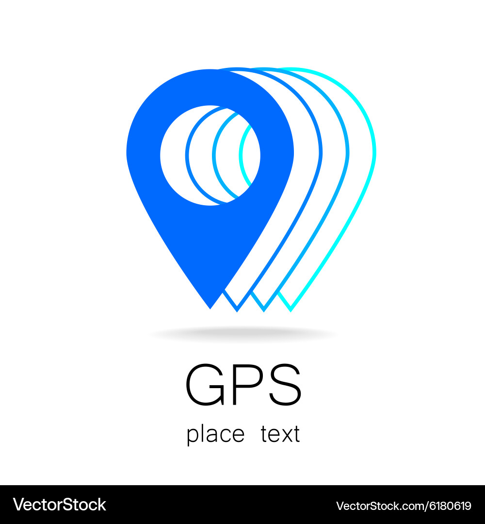 GPS logo Royalty Free Vector Image - VectorStock