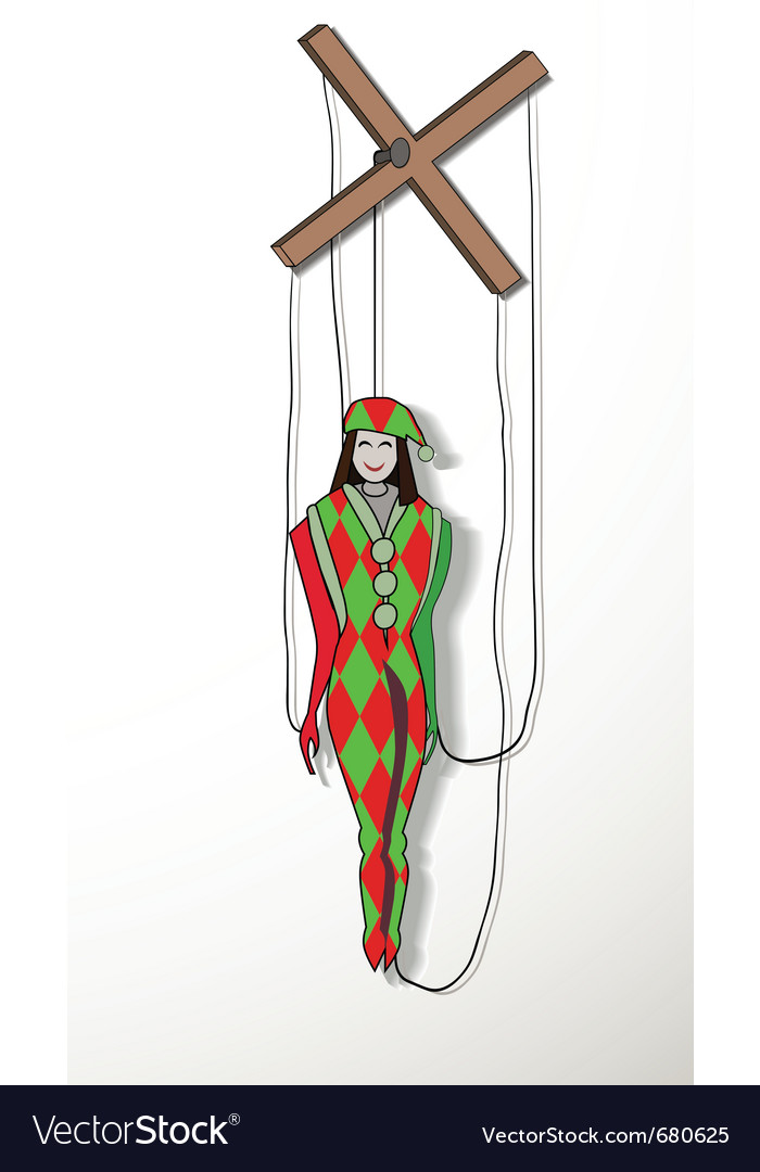 Puppet Royalty Free Vector Image - VectorStock
