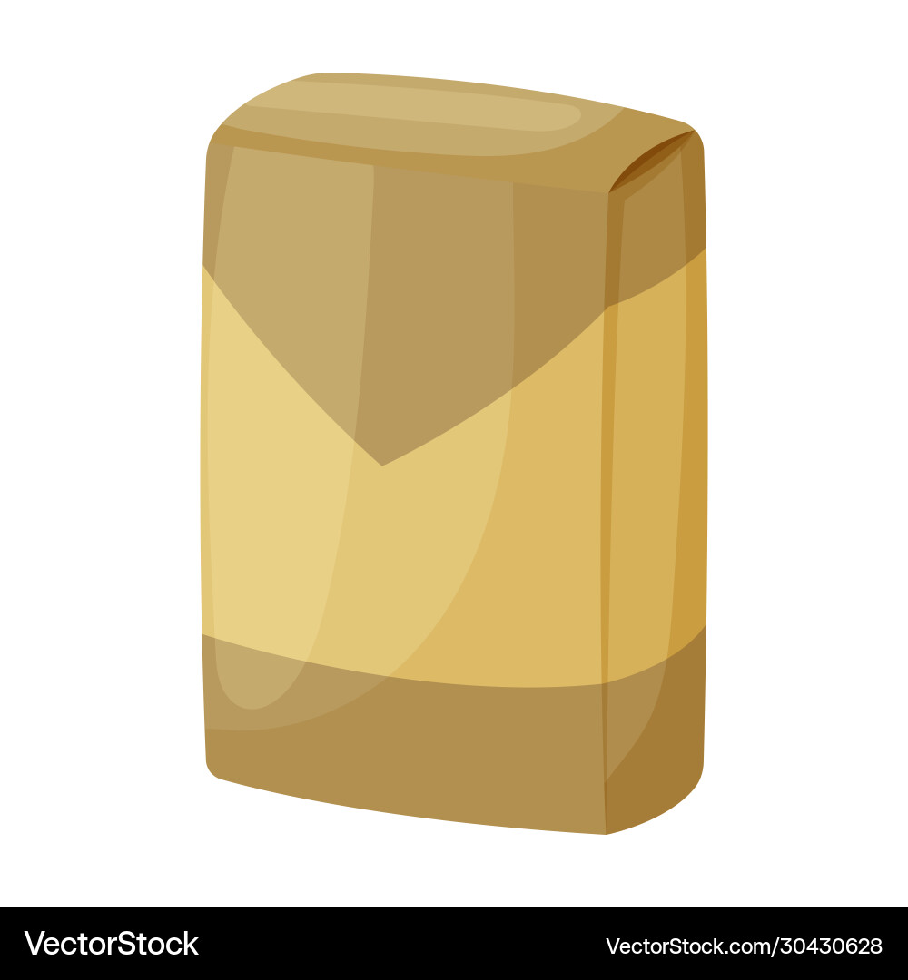 Sack cement iconcartoon icon Royalty Free Vector Image