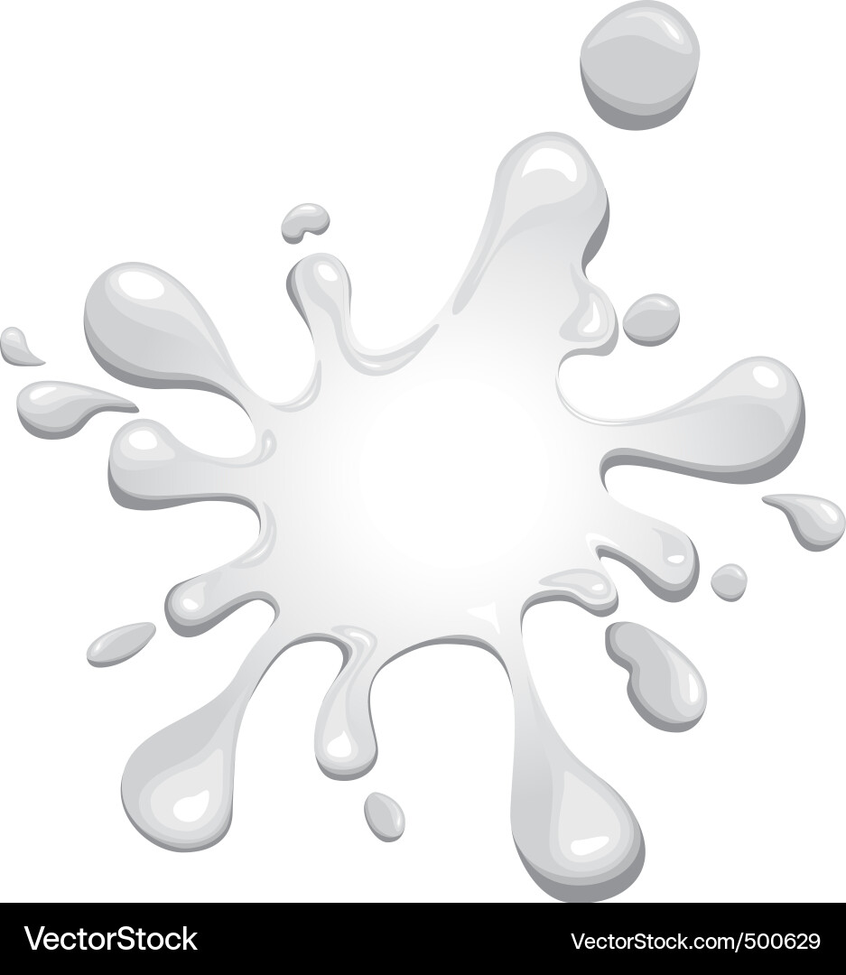 White splodge Royalty Free Vector Image - VectorStock