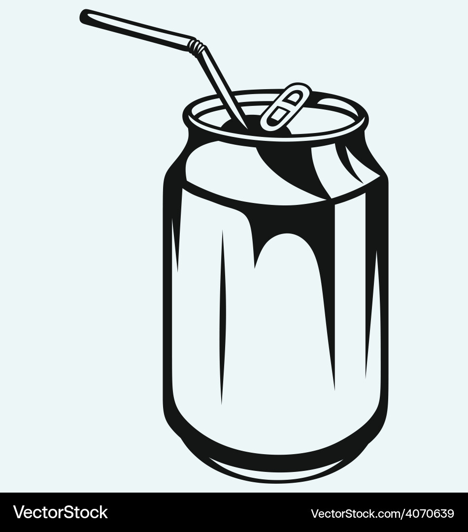 Beer can Royalty Free Vector Image - VectorStock