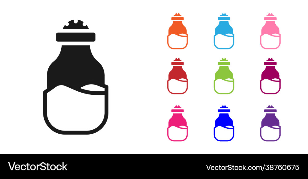 Black spice in can icon isolated on white Vector Image