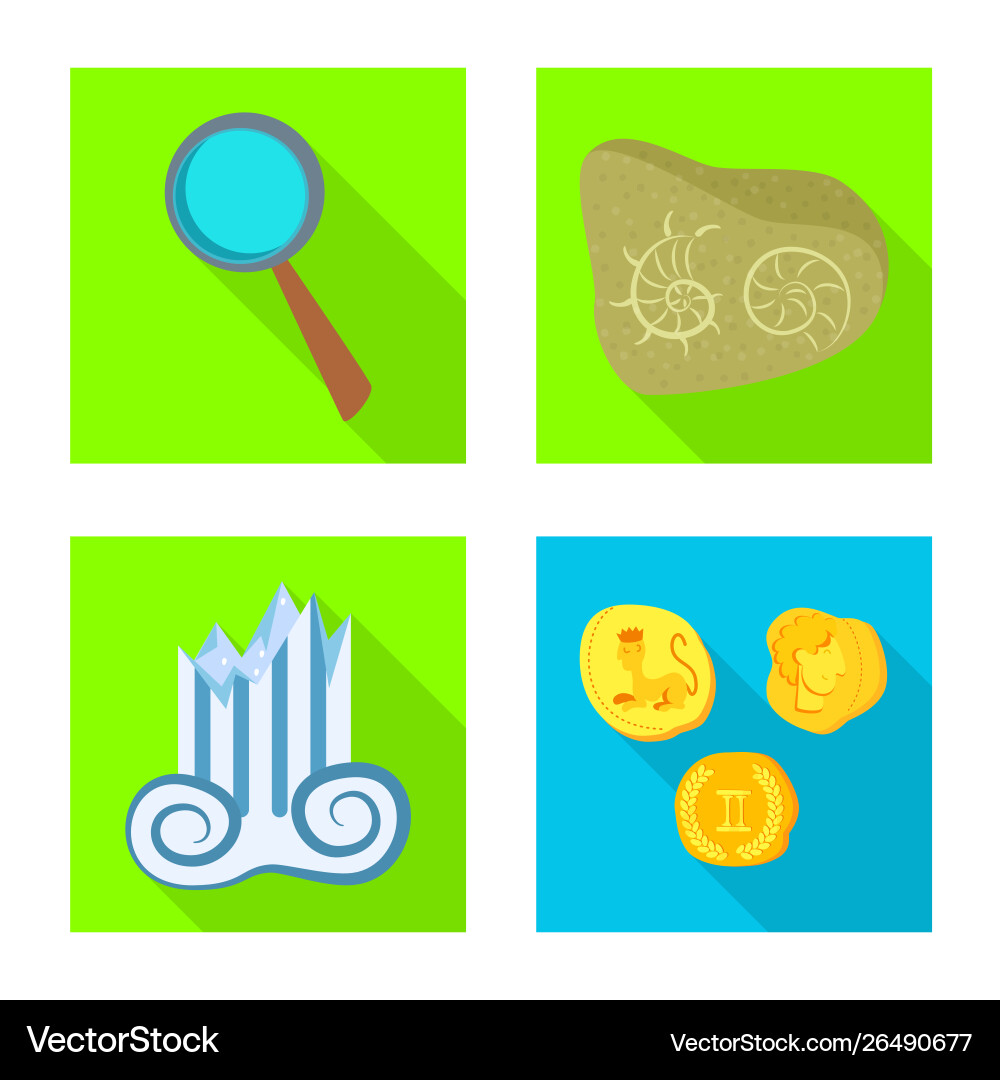 Design story and items icon set Royalty Free Vector Image