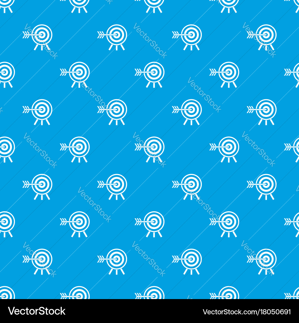 Darts pattern seamless blue Royalty Free Vector Image