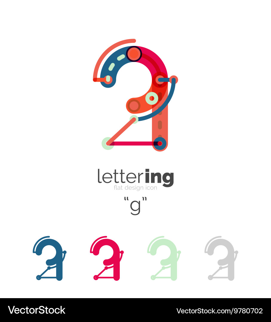 Letters logo icon Royalty Free Vector Image - VectorStock