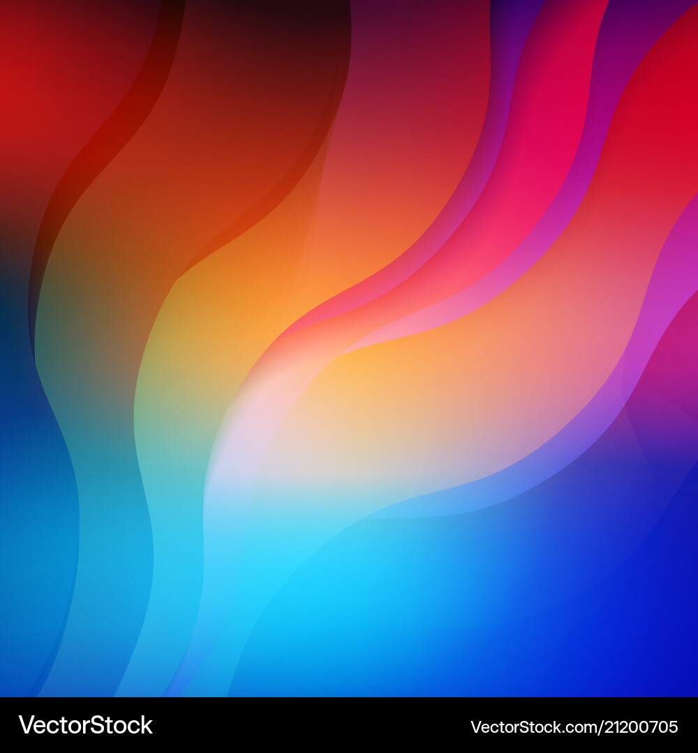 Abstract colorful blurred background modern Vector Image
