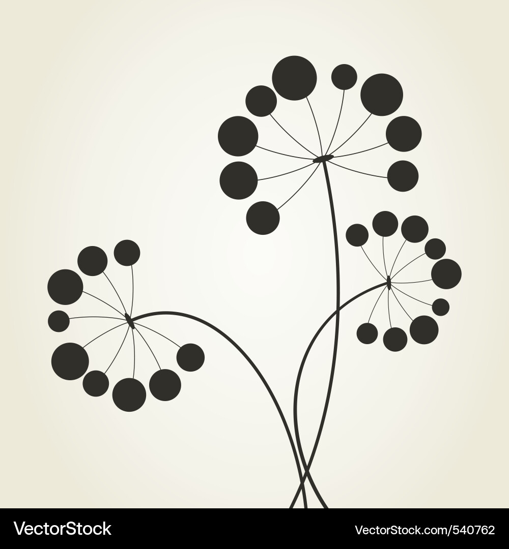 Abstract flower Royalty Free Vector Image - VectorStock