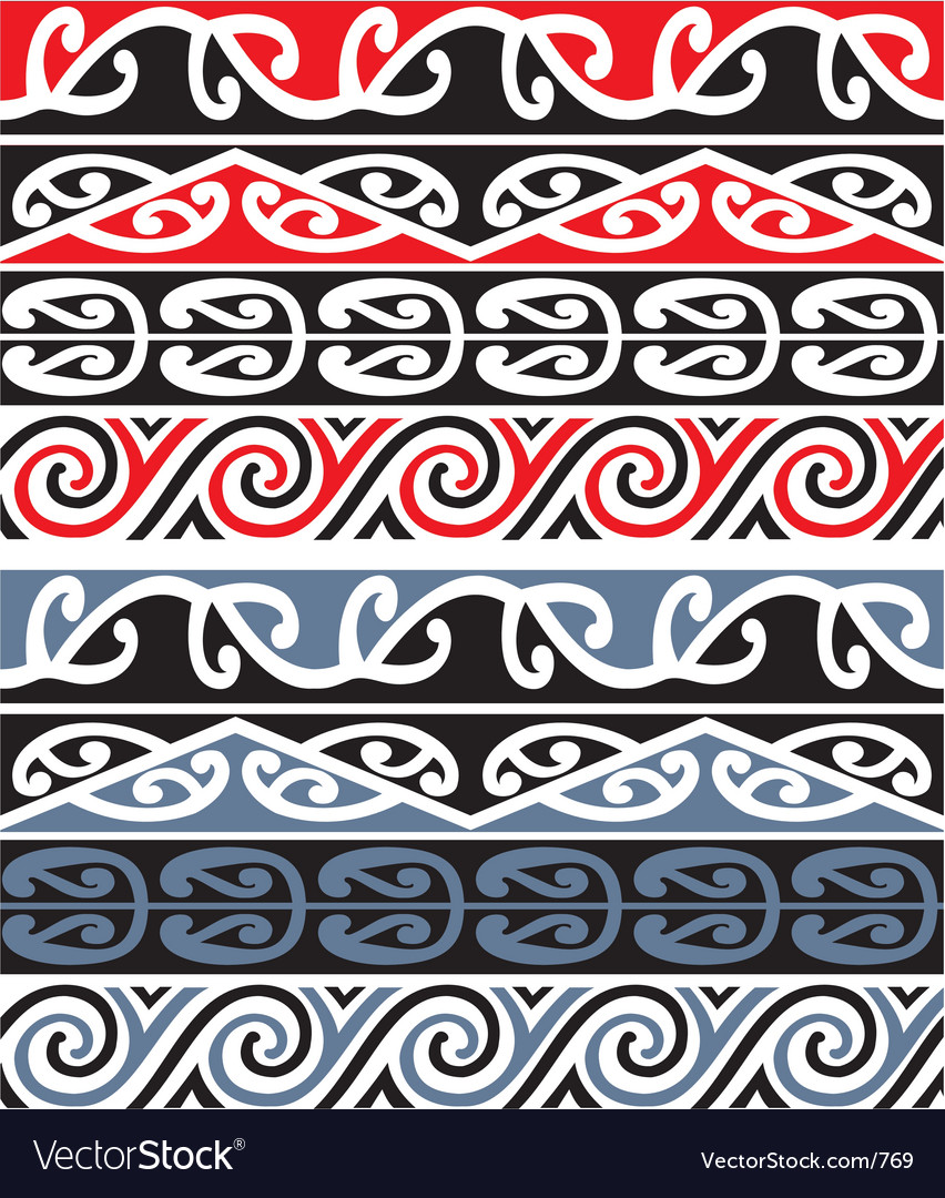 Maori designs Royalty Free Vector Image - VectorStock