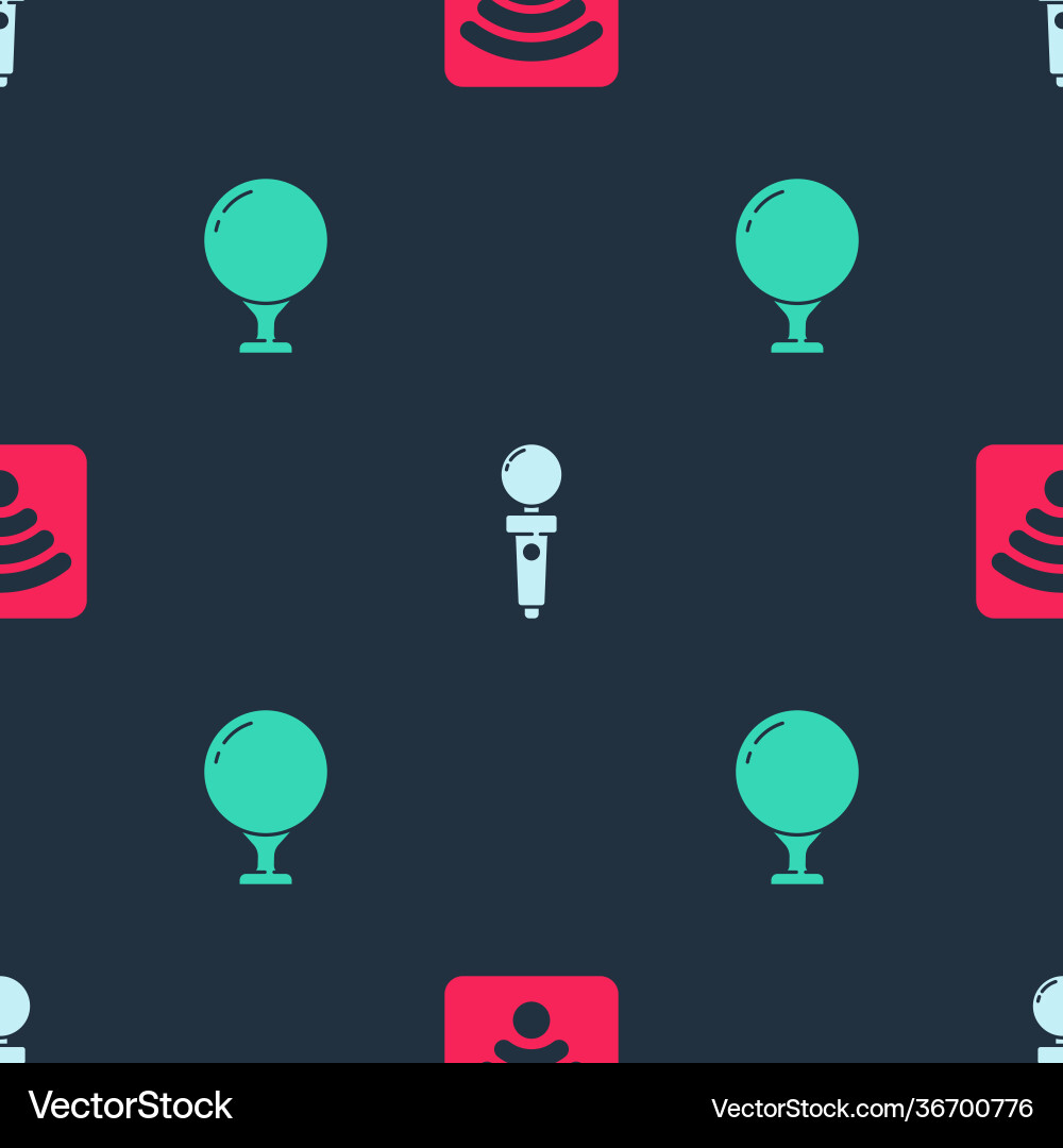 Set wi-fi wireless internet network joystick Vector Image