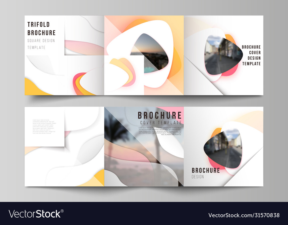 Minimal editable layout square Royalty Free Vector Image