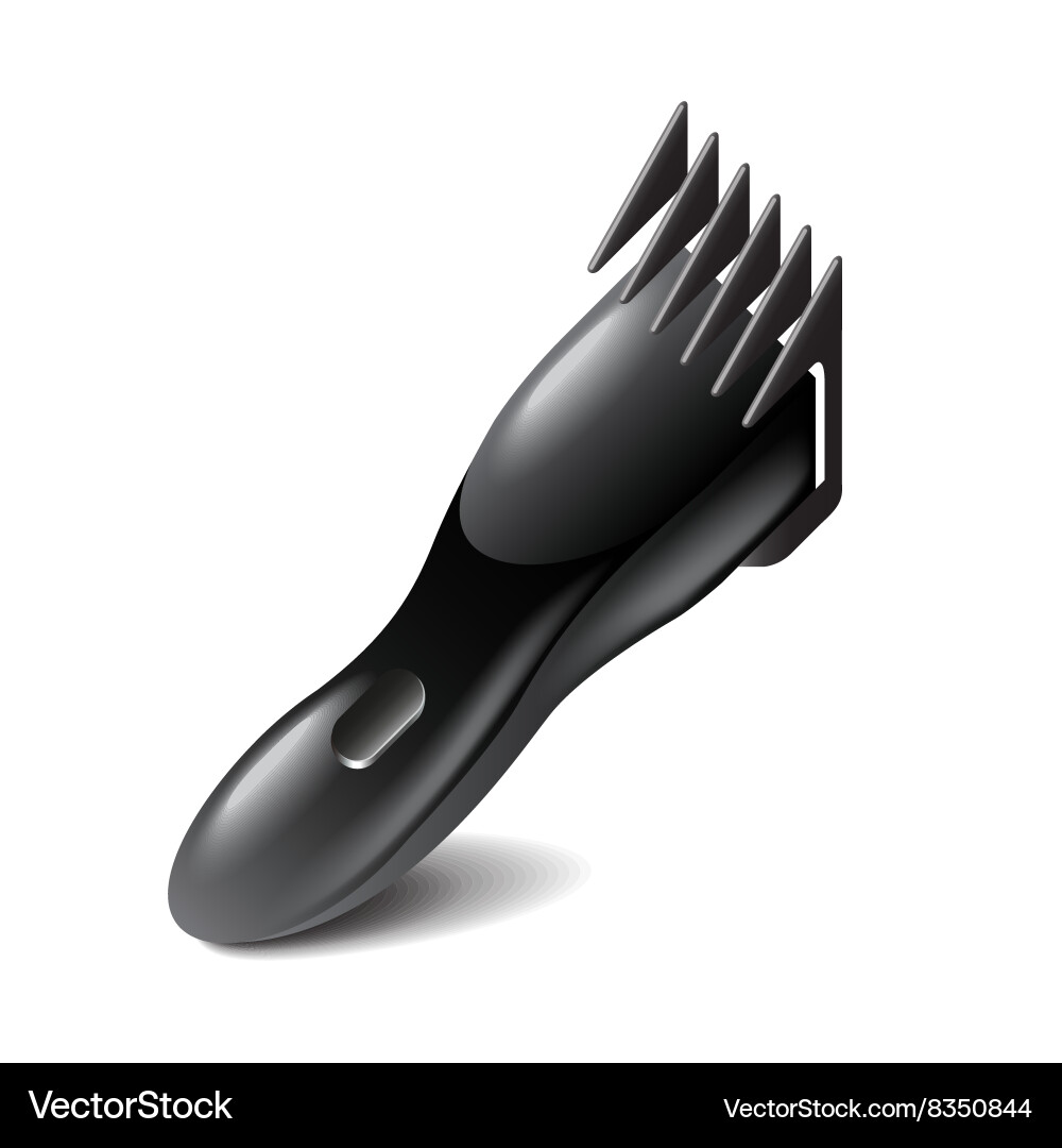 Hair clipper isolated on white Royalty Free Vector Image
