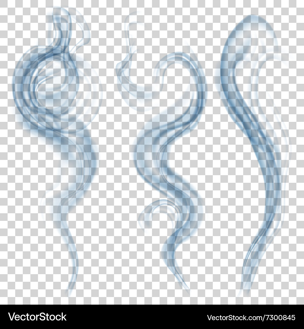 Light blue smoke Royalty Free Vector Image - VectorStock
