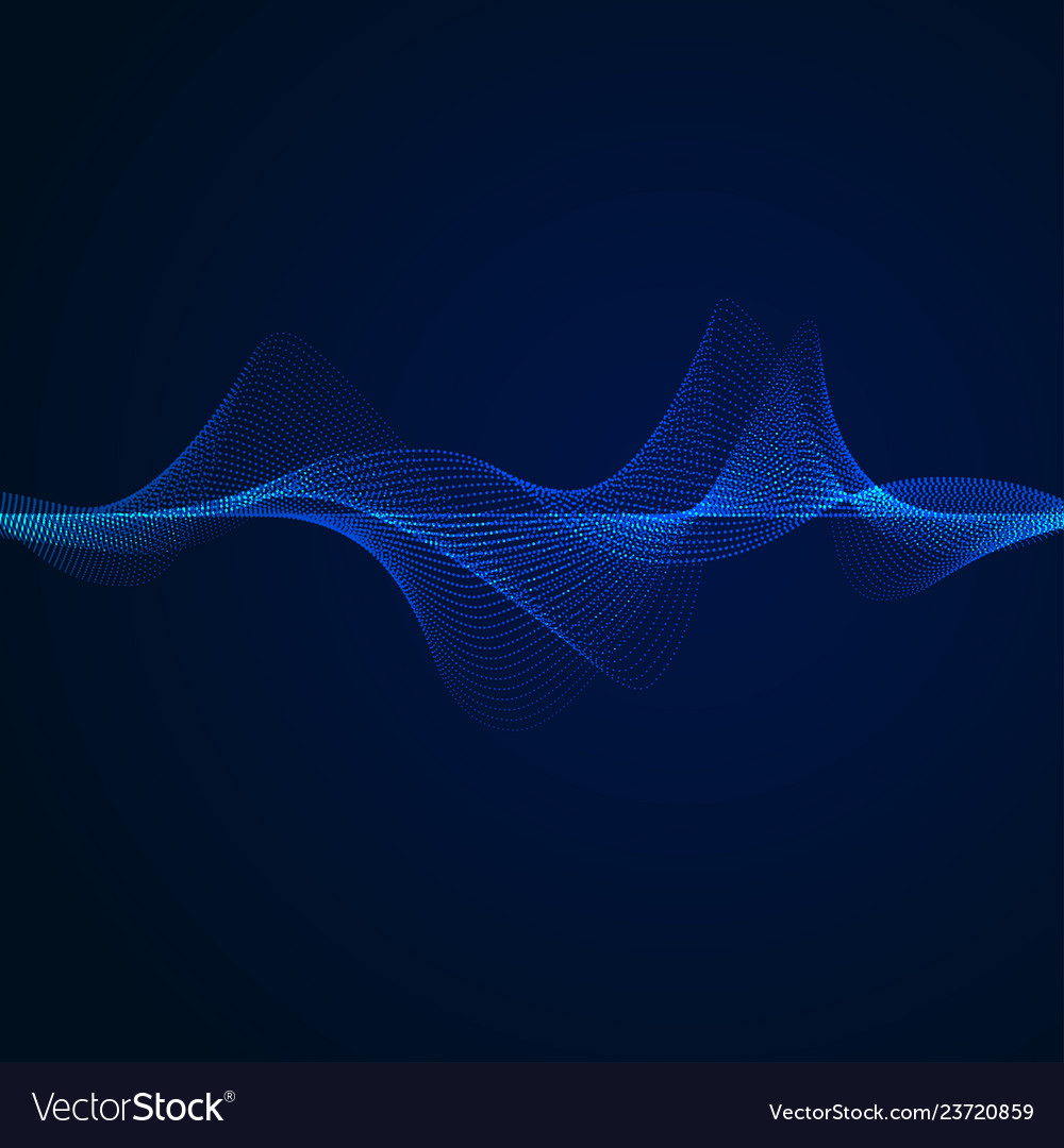 Lightwaves Royalty Free Vector Image - VectorStock