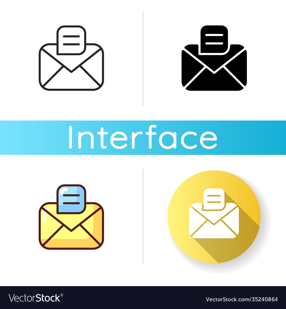 Message app icon Royalty Free Vector Image - VectorStock
