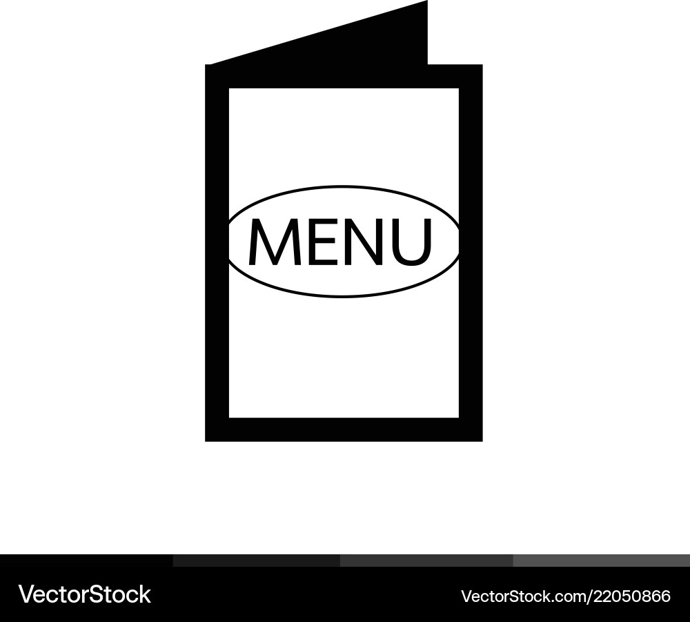 Food menu icon design Royalty Free Vector Image