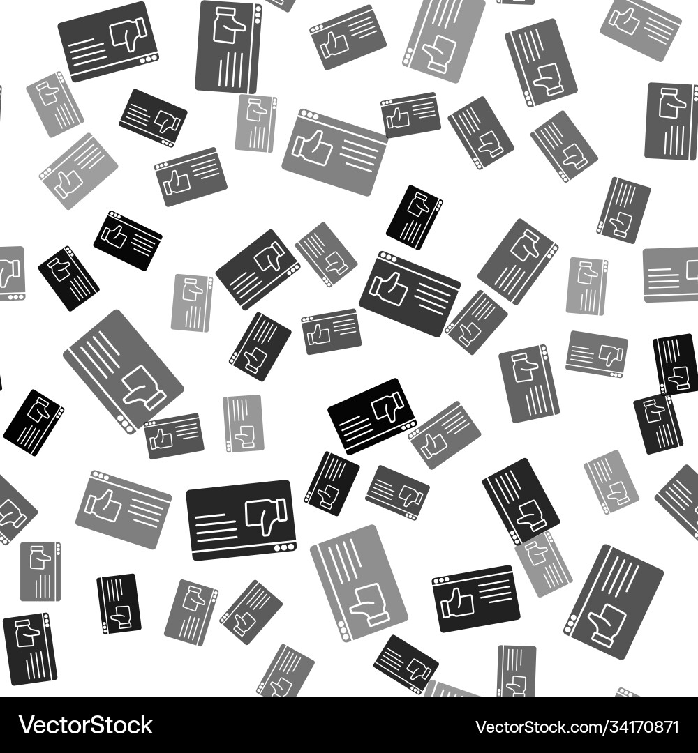 Black browser window icon isolated seamless Vector Image