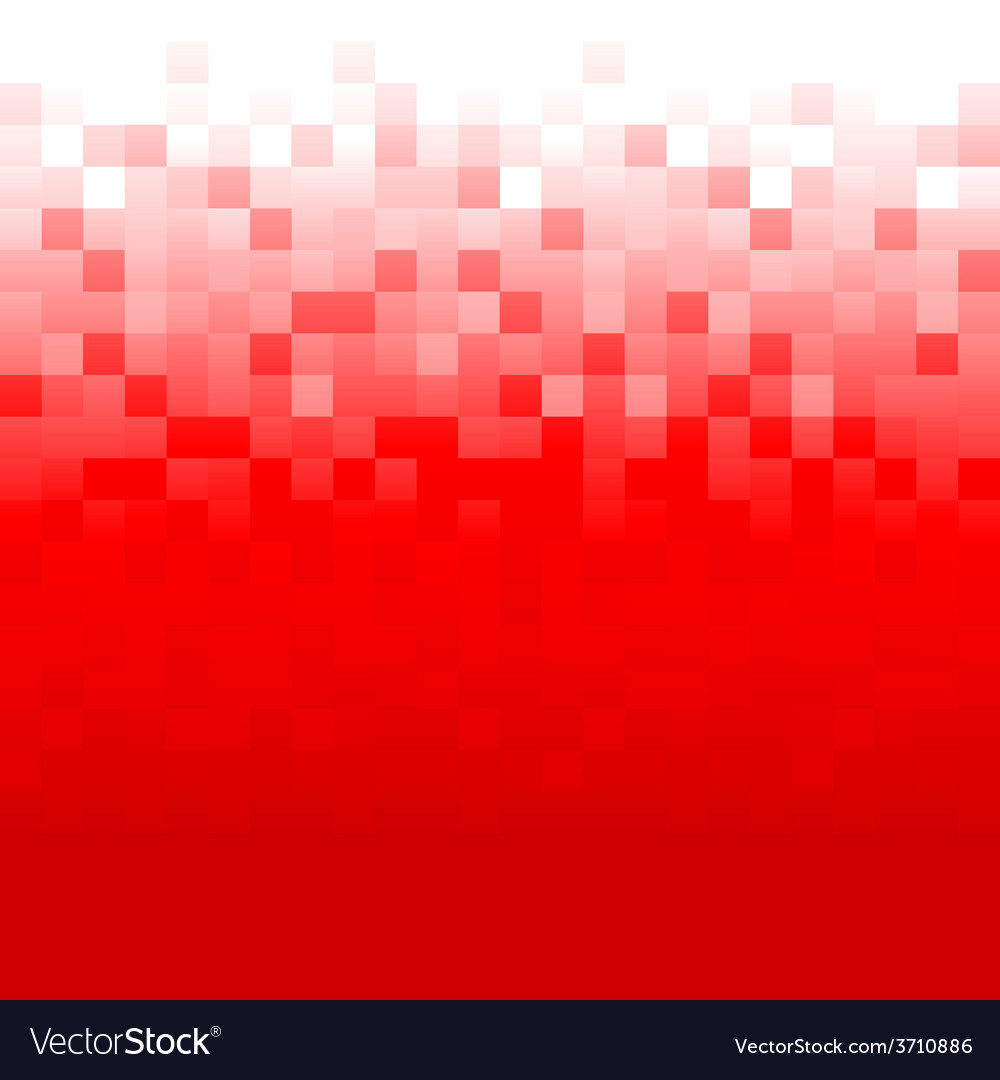 Red Pixel Background Royalty Free Vector Image