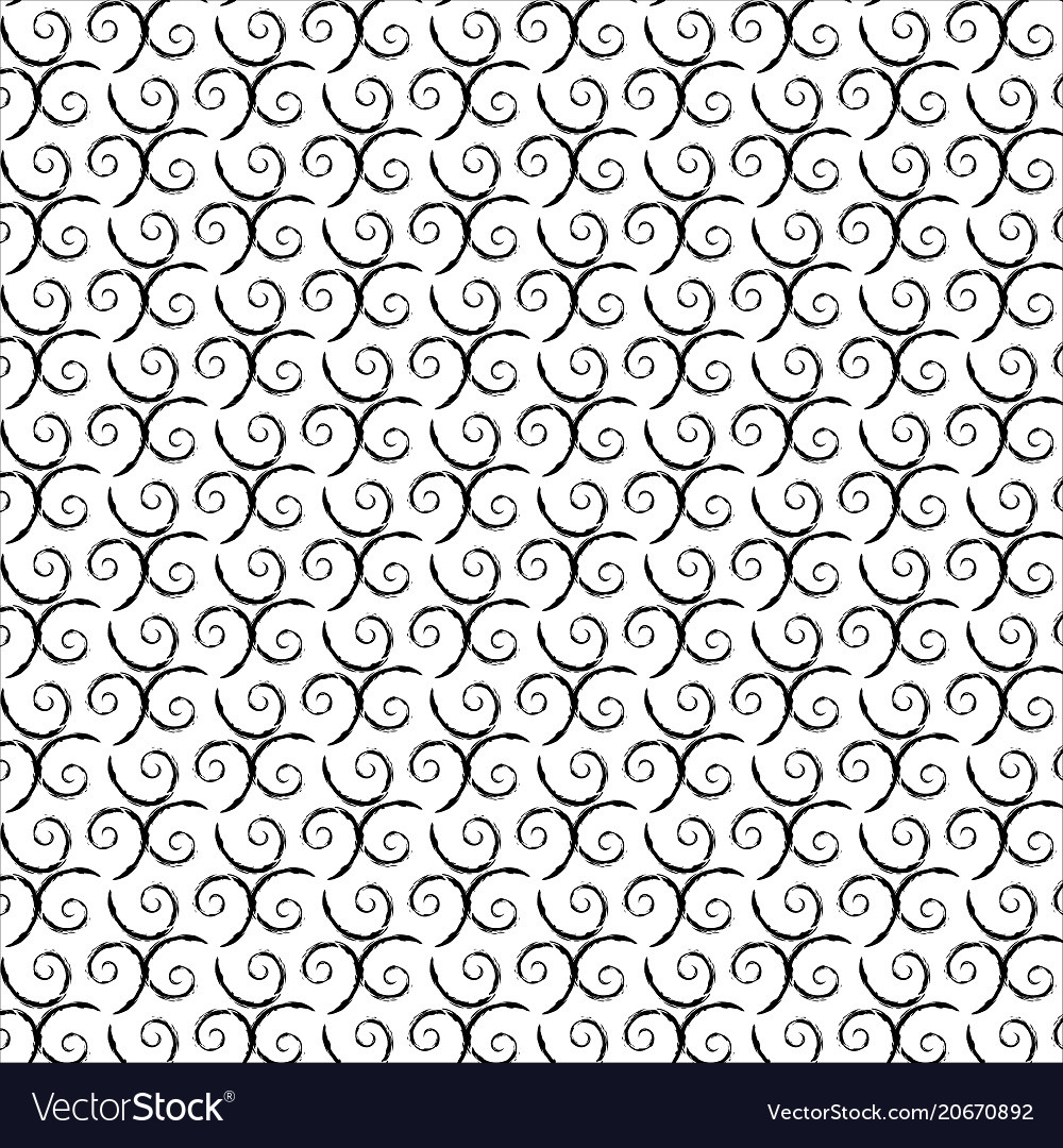 Spirals pattern Royalty Free Vector Image - VectorStock