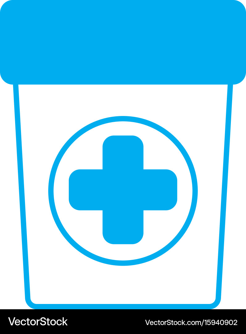 Medicine bottle icon Royalty Free Vector Image