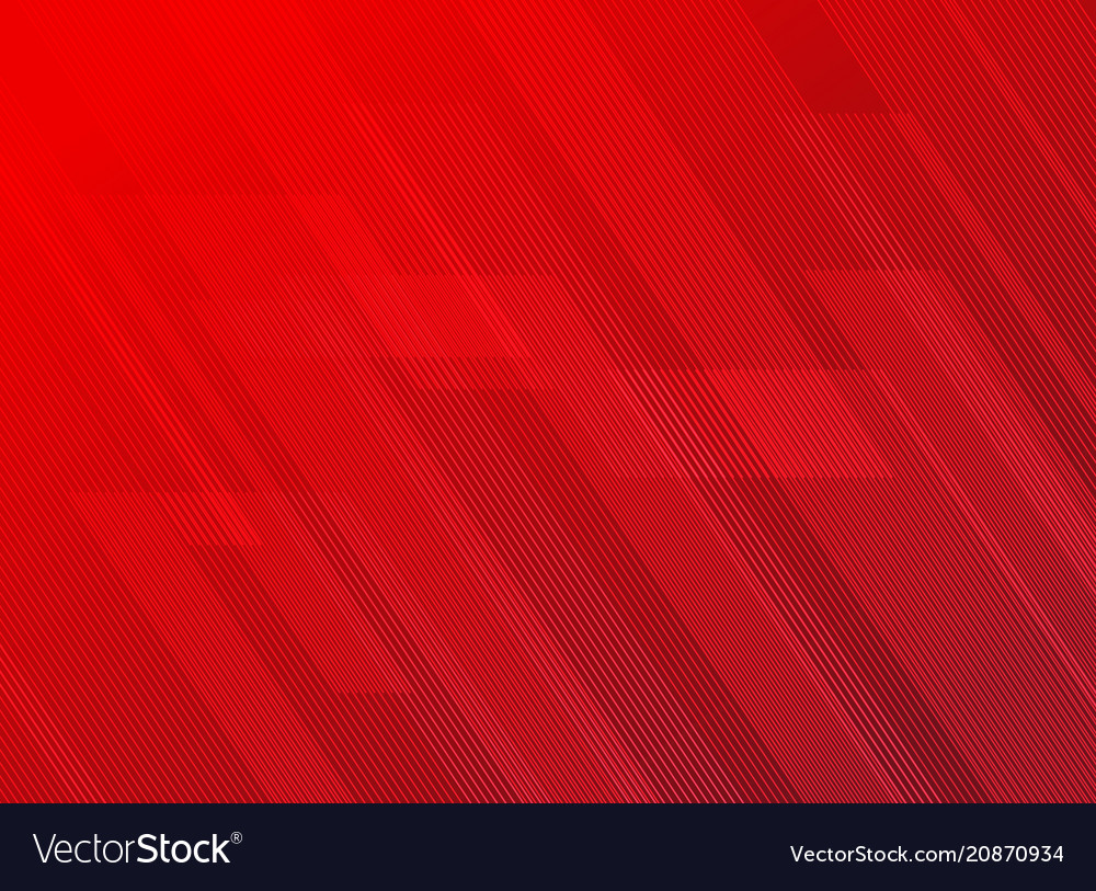 Abstract lines pattern technology on red Vector Image