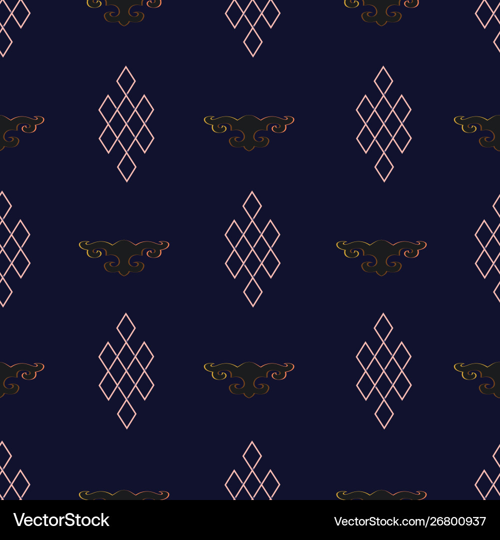 Traditional symbol and ornaments Royalty Free Vector Image