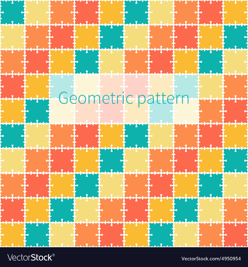 Abstract geometric pattern design Royalty Free Vector Image