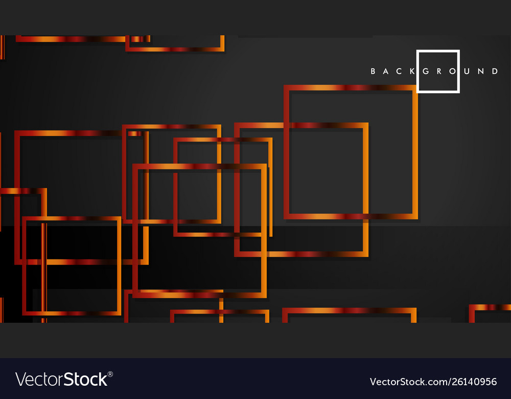 Modern abstract squares backgrounds with a black Vector Image