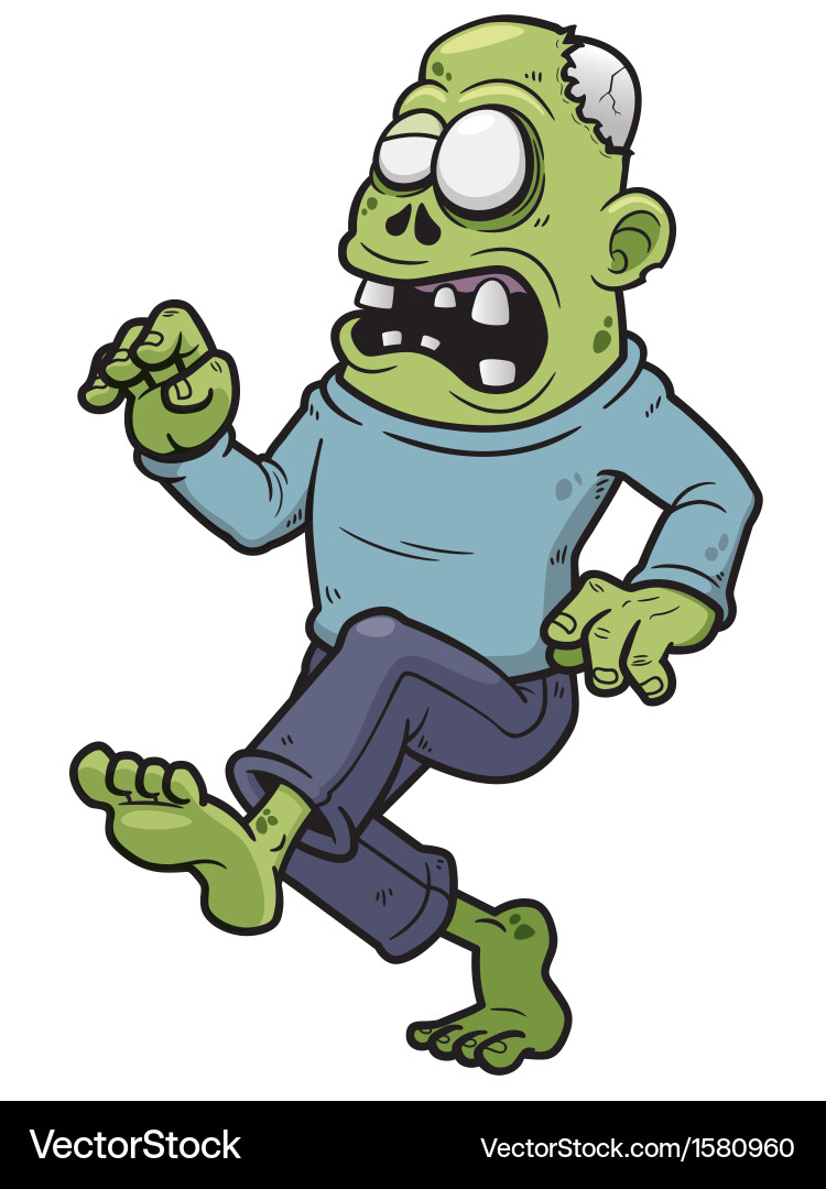 Zombie Clip Art Royalty Free Vector Image Vectorstock