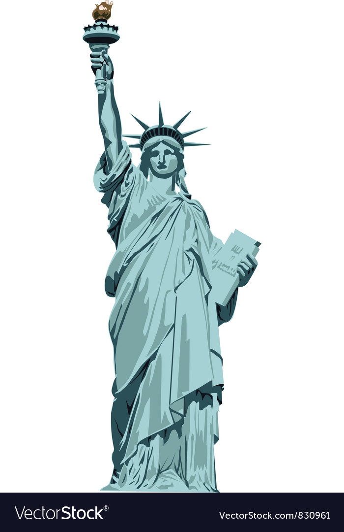 Statue of Liberty Royalty Free Vector Image - VectorStock Statue of Liberty Royalty Free Vector Image - VectorStock
