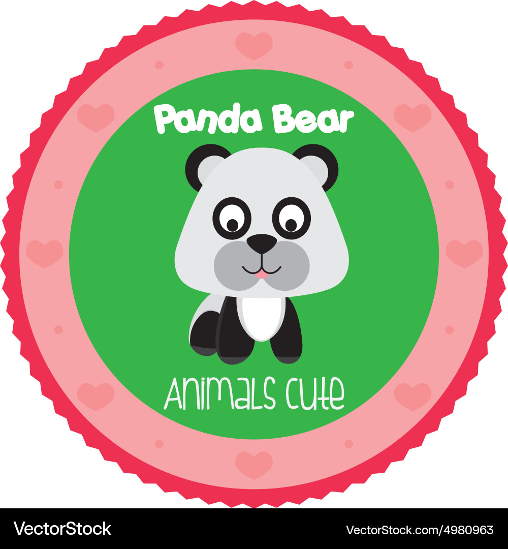 Abstract animal object on a white background Vector Image