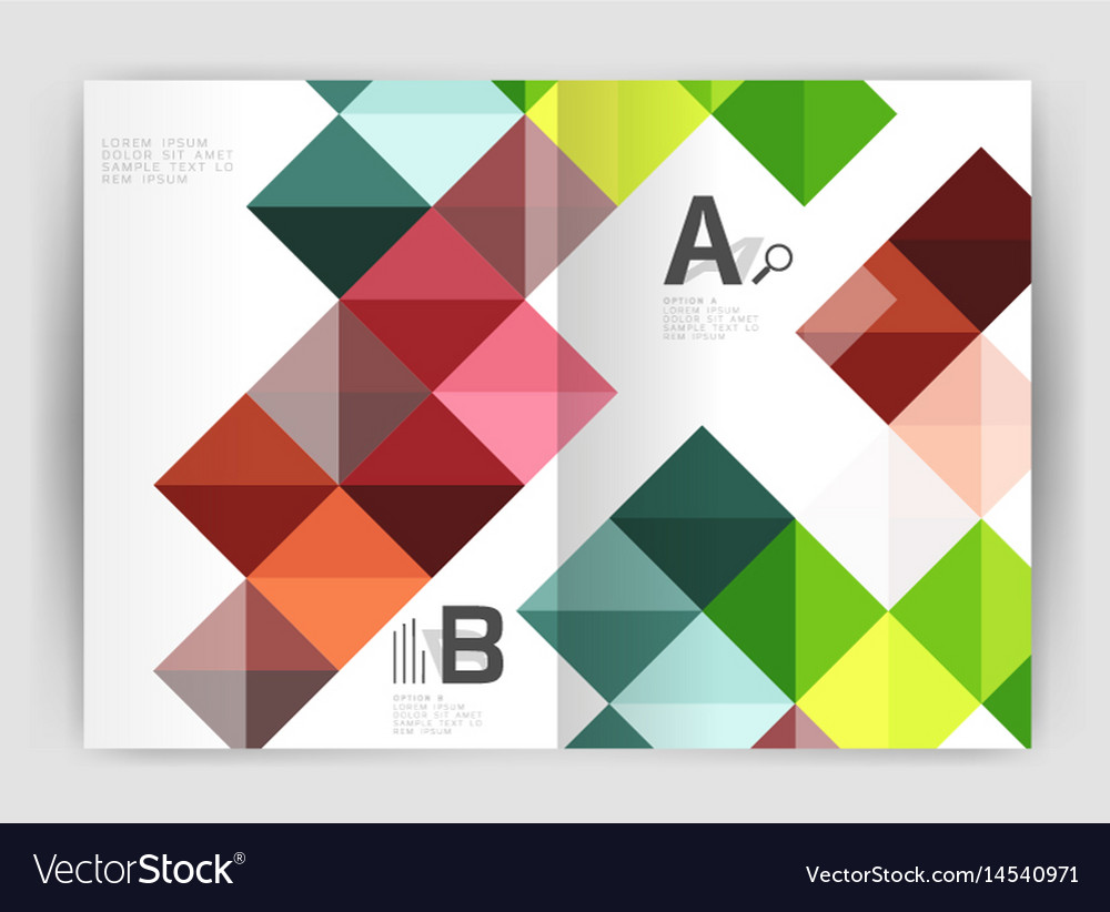 Square template background Royalty Free Vector Image