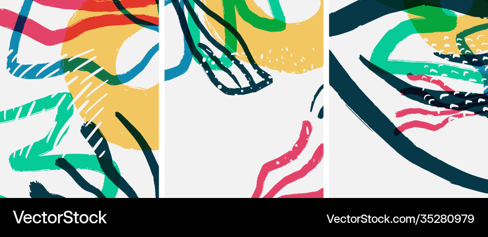 Social media abstract backgrounds abstract hand Vector Image