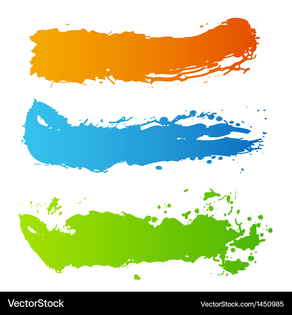 Grunge paint splash Royalty Free Vector Image - VectorStock
