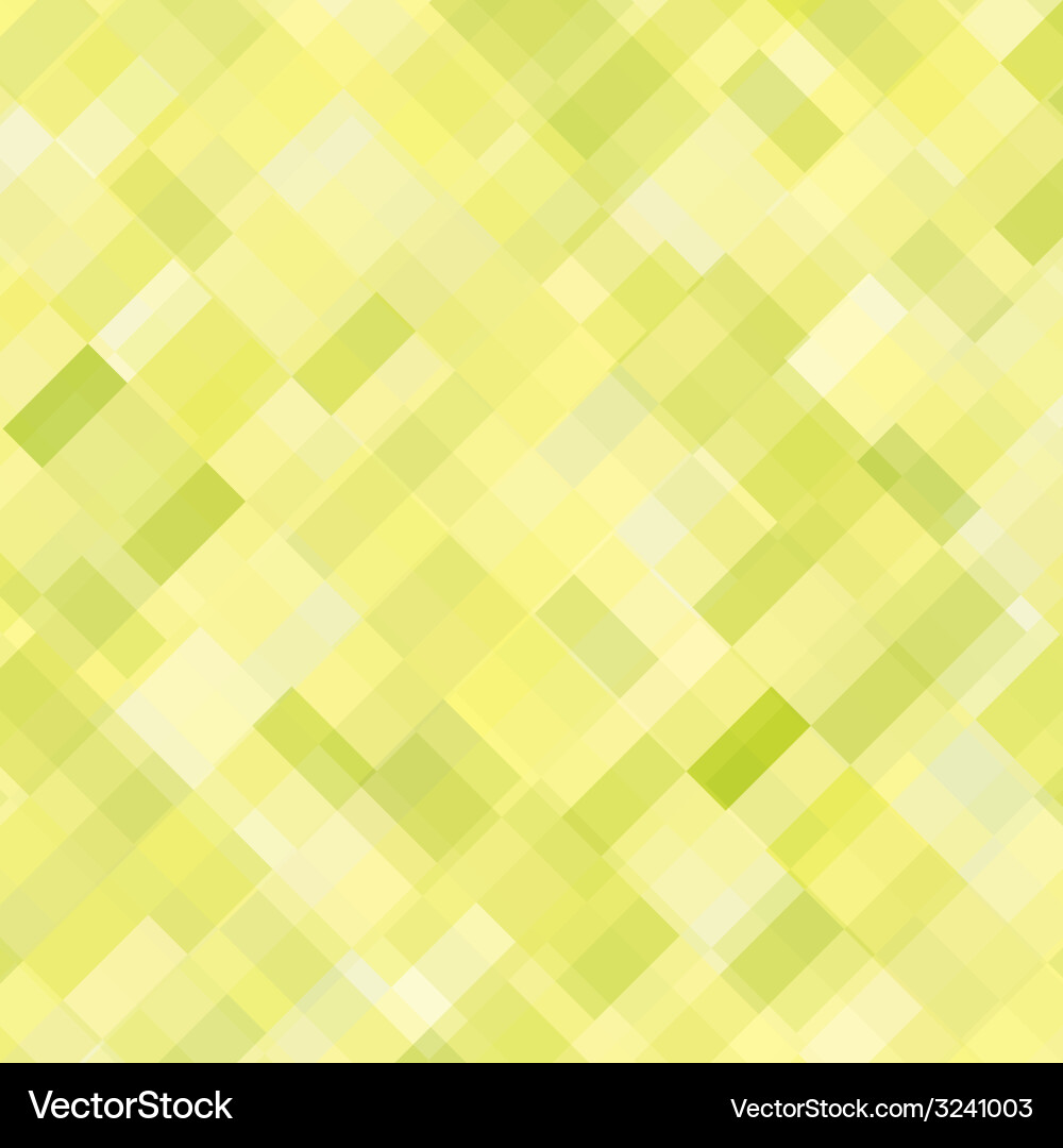 Yellow square abstract background Royalty Free Vector Image