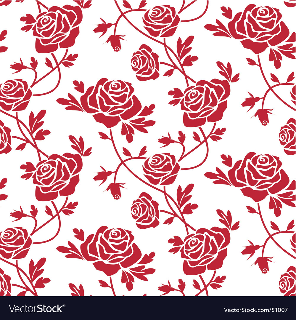 Roses seamless pattern Royalty Free Vector Image Roses seamless pattern Royalty Free Vector Image