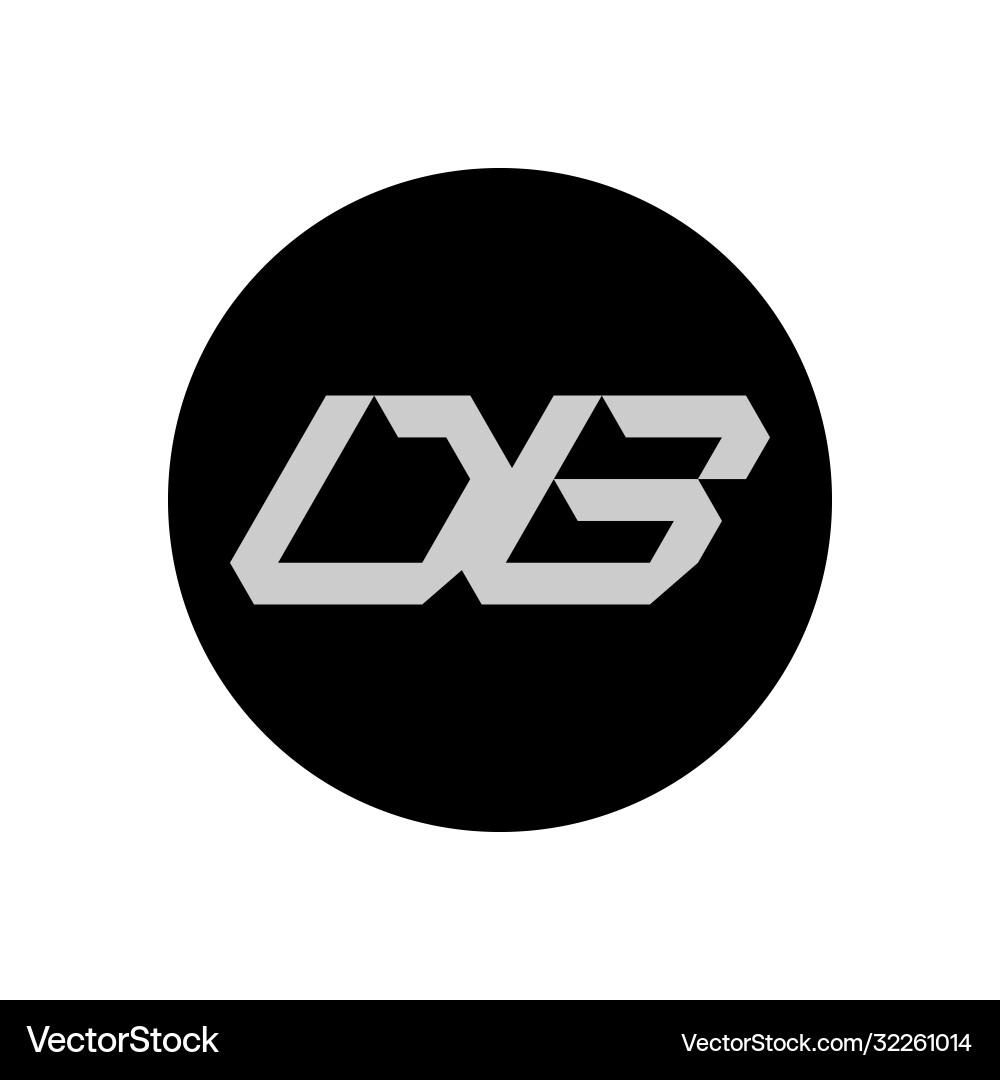 Db letter logo design with simple style Royalty Free Vector