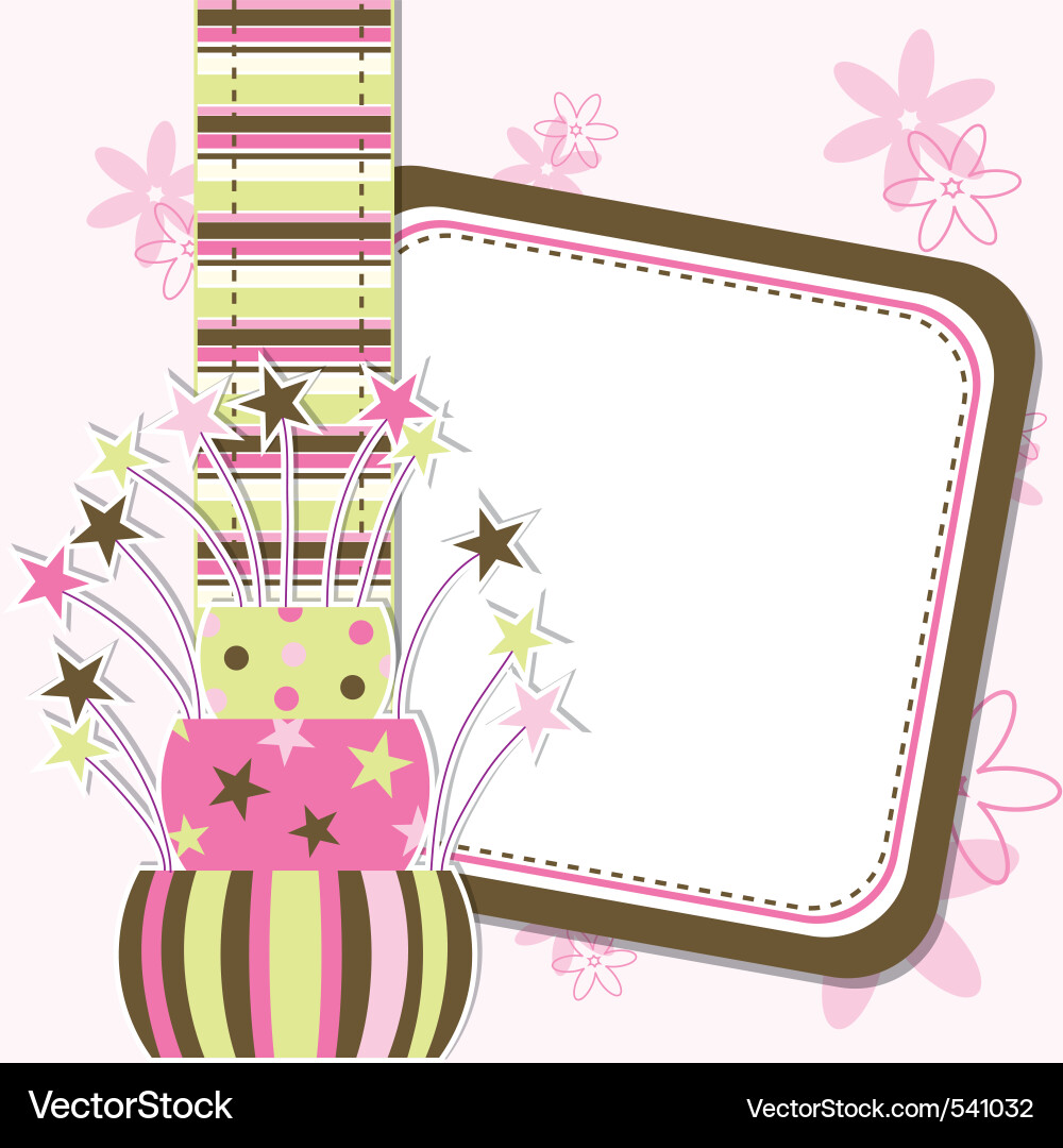 Greeting card design Royalty Free Vector Image