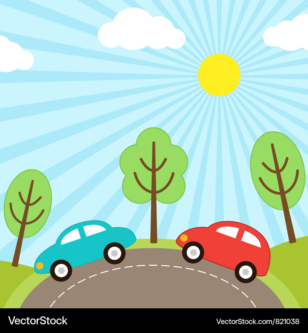Car background Royalty Free Vector Image - VectorStock