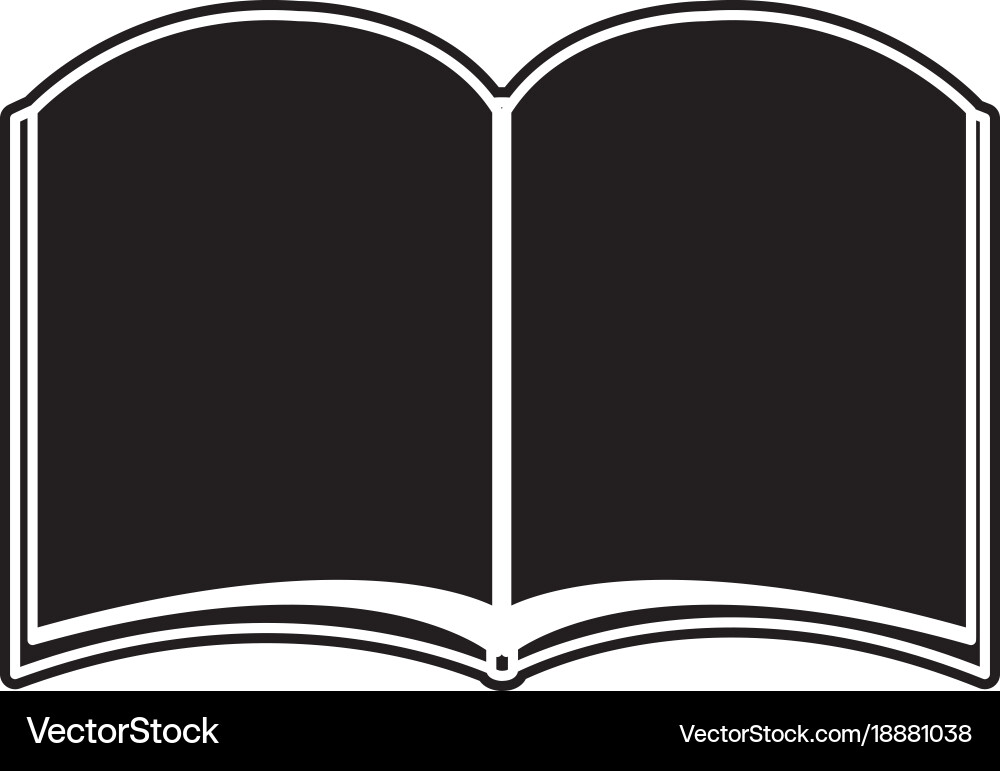 Isolated book design Royalty Free Vector Image